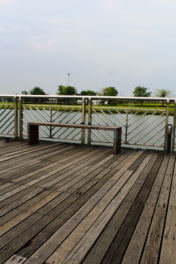 Swing in the Middle of the Bridge and in the Spacious Garden with a ...