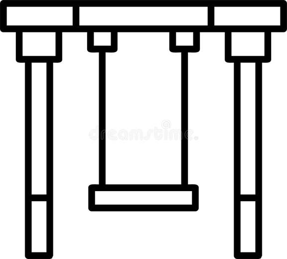 Swing Outline Stock Illustrations – 12,286 Swing Outline Stock ...
