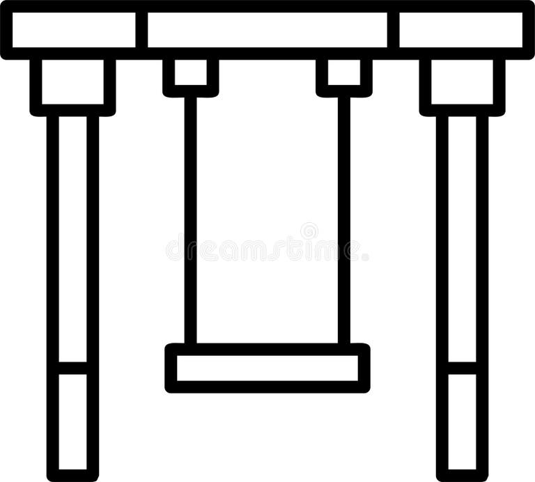 Swing Outline Stock Illustrations – 12,286 Swing Outline Stock ...