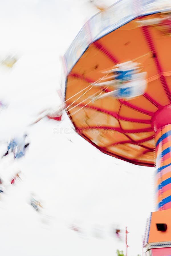 Swing ride at fair stock image. Image of relaxation, kids - 43744947