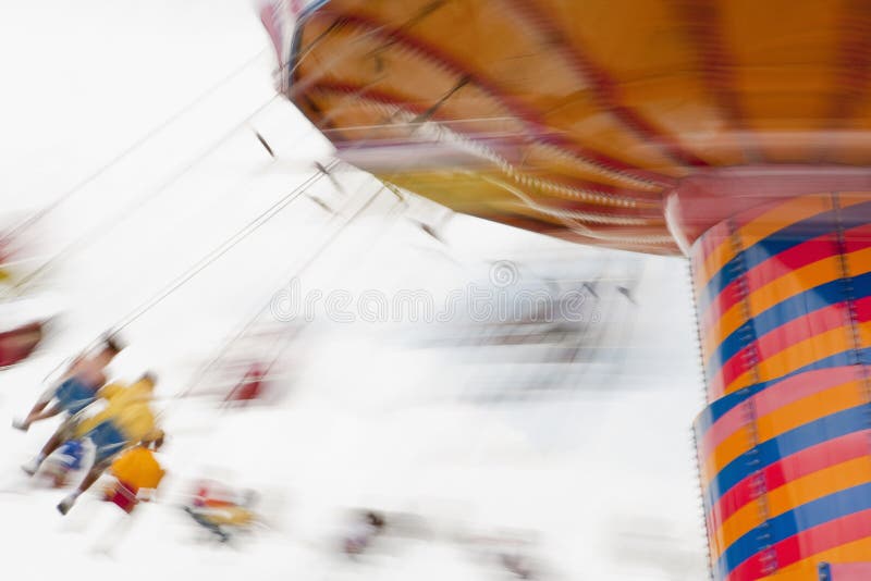 Swing ride at fair stock image. Image of relaxation, kids - 43744947
