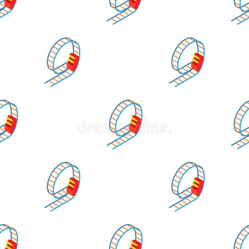 Roller Coaster Pattern Stock Illustrations – 271 Roller Coaster Pattern ...