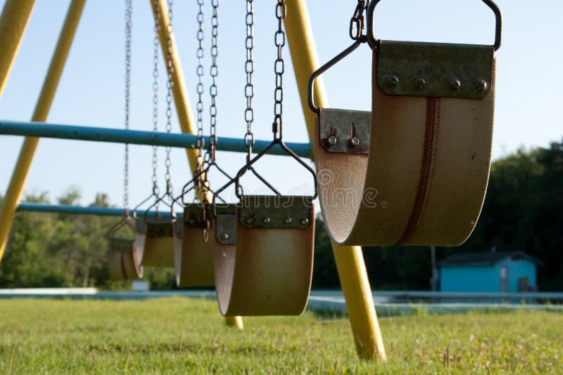 Swing Set stock photo. Image of play, recreation, seat - 10573718
