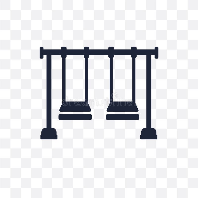 Swing Icon Vector Sign and Symbol Isolated on White Background, Swing ...