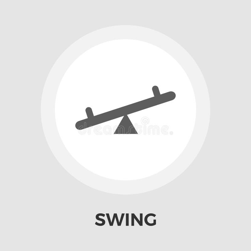 Swing icon stock vector. Illustration of symbol, playing - 94646835