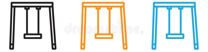 Swing Vector Logo Set Collection for Web App Ui Stock Vector ...