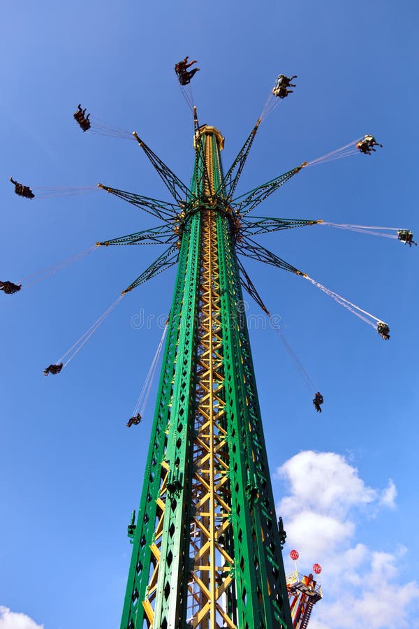 Flying stock image. Image of fair, swing, flying, blue - 60509003