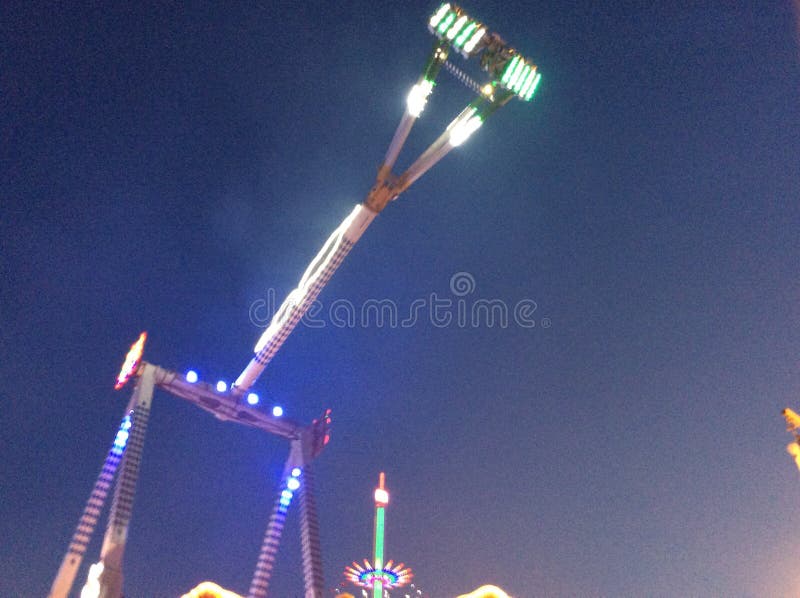 Swinging fun ride stock image. Image of swinging, ride - 77317465