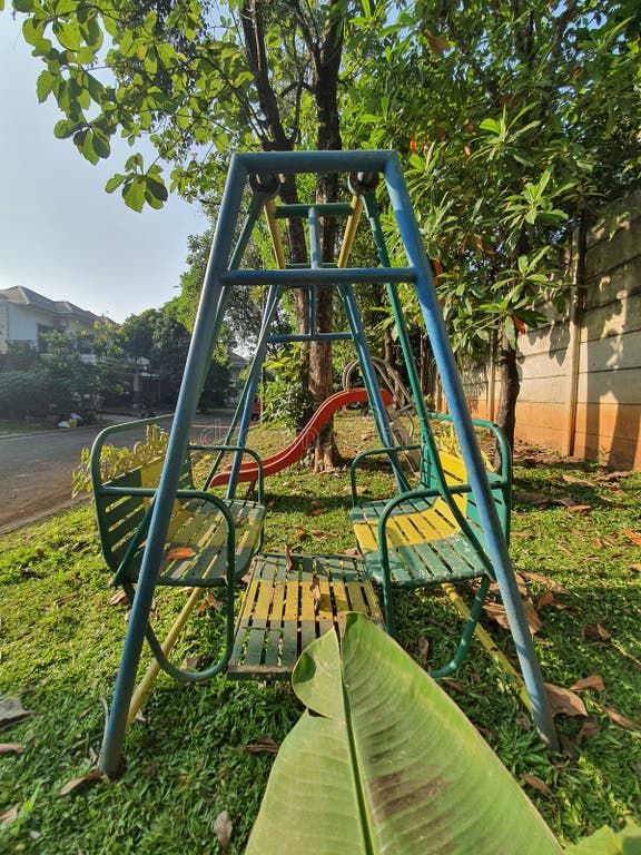 Swinging swing cool stock image. Image of flower, tree - 232910957