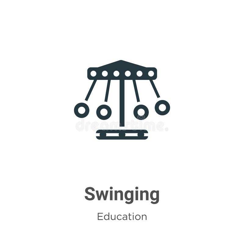 Swinging Icon in Filled, Thin Line, Outline and Stroke Style. Vector ...