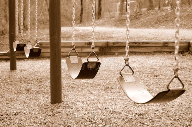 Empty Swing stock photo. Image of grief, swing, motionless - 3847576