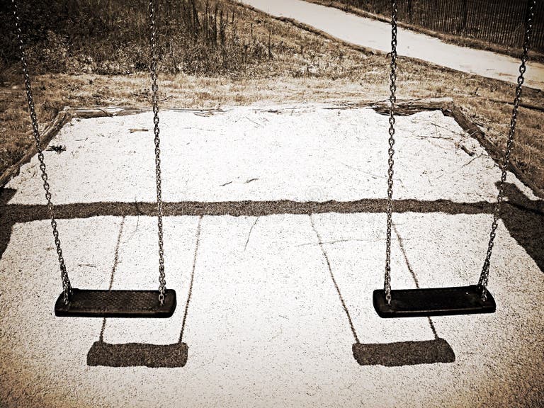 Swings stock image. Image of play, chain, playing, chains - 57813451