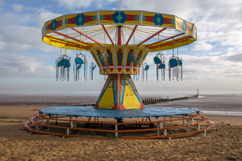 Swings and roundabout stock image. Image of cleethorpes - 79005749