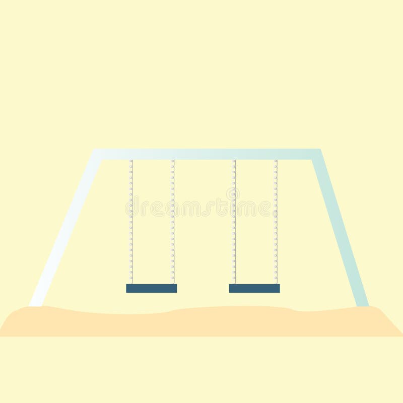 Swings. Vector Illustration Decorative Design Stock Vector ...
