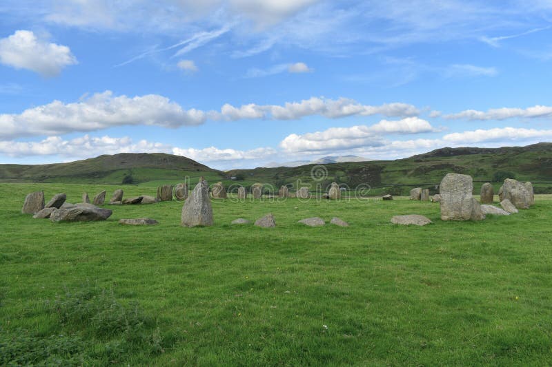 Swinside stone circle stock image. Image of inspirational - 379577321