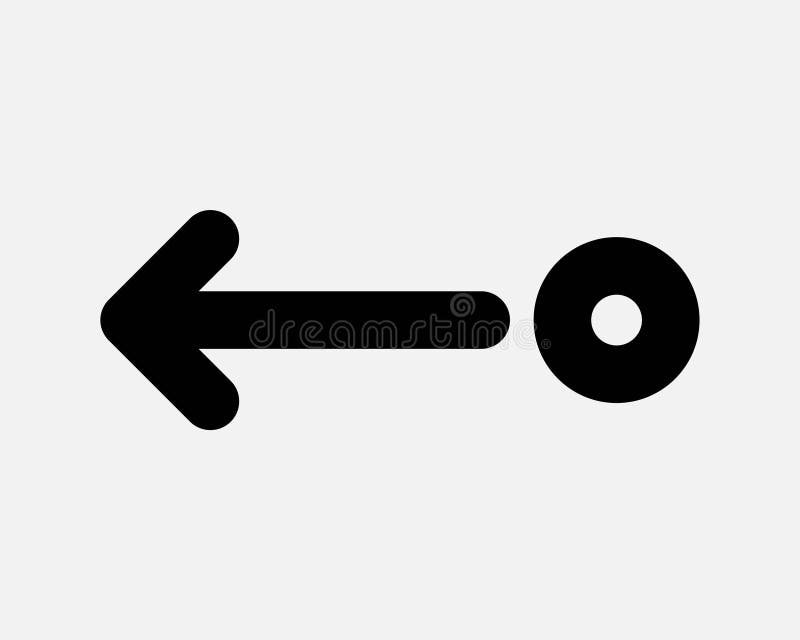 Swipe Left Arrow Gesture Icon Scroll before Pointer Navigation Cursor ...