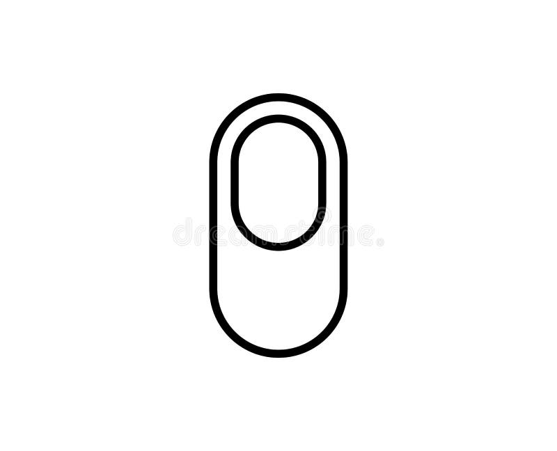 Swipe line icon stock vector. Illustration of isolated - 184500125