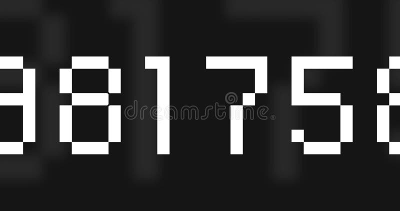 Numbers_rolling_in Green Screen Stock Footage - Video of bokeh, glitter ...