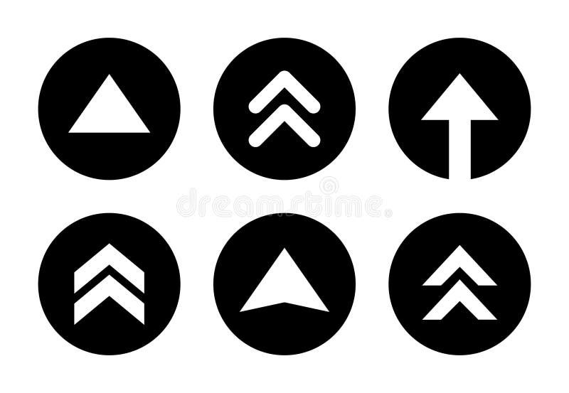 Swipe Up Arrow Button Icon on Black Circle. Scroll Button Vector Stock ... Swipe Up Arrow Button Icon on Black Circle. Scroll Button Vector Stock ...