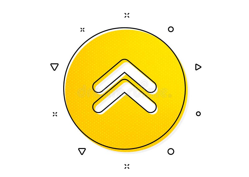 Swipe Up Button Icon. Scrolling Arrow Sign. Landing Page Scroll. Vector ...