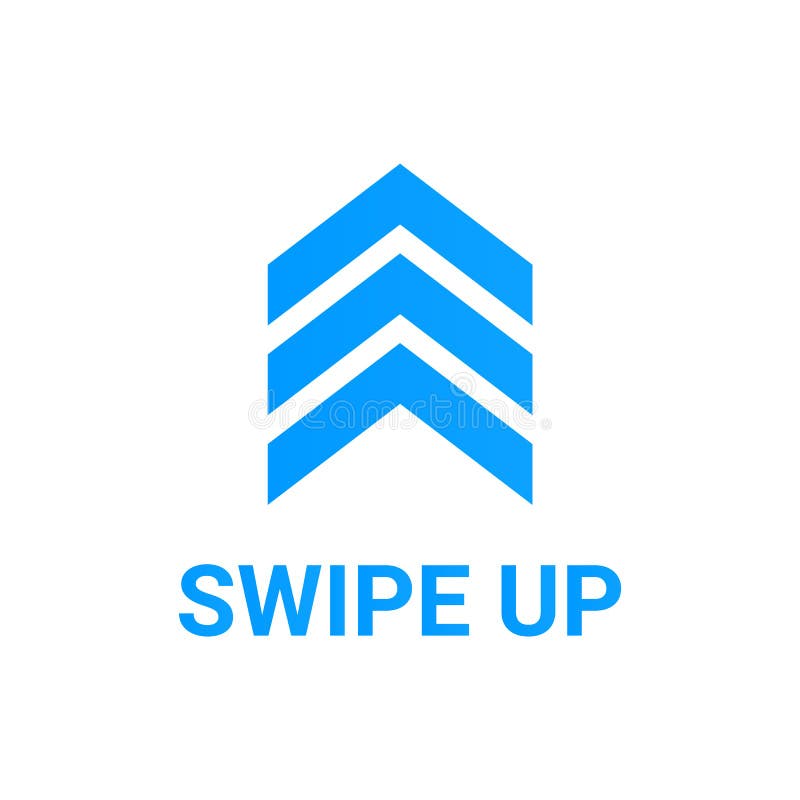 Swipe Up Insta Story Icon. Scroll Arrow Drag Button, Social Media ...