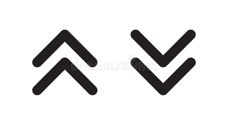 Swipe Up-down Arrow Icon Symbol Vector in Rounded Ends Style Stock ... Swipe Up-down Arrow Icon Symbol Vector in Rounded Ends Style Stock ...