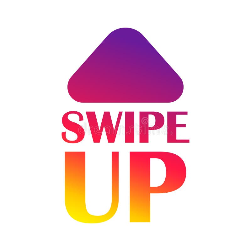 Swipe Up and Down Arrow Vector Icons Set. Pull Up Vector Isolated ...