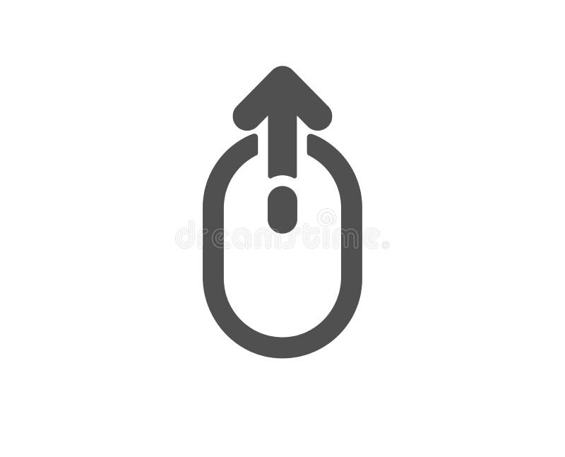 Swipe Up Mouse Icon. Scrolling Arrow Sign. Landing Page Scroll. Vector ...