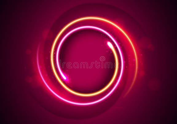 Abstract Spinning Duo Color Light Beams Stock Vector - Illustration of ...