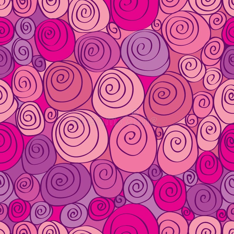 Swirl Background Seamless Pattern Stock Vector - Illustration of ...