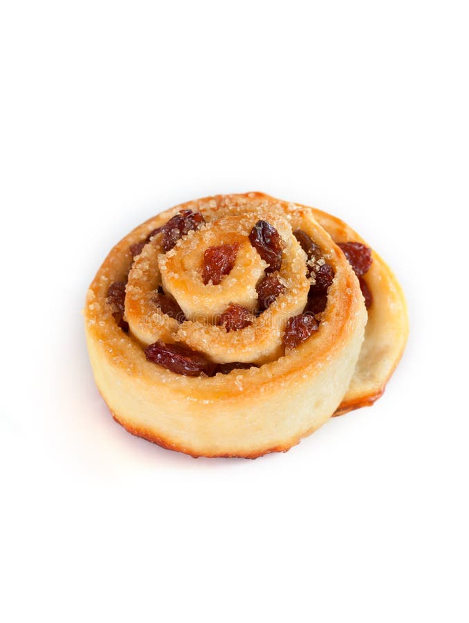 Swirl Bun with Raisins and Brown Sugar Stock Image - Image of flavor ...