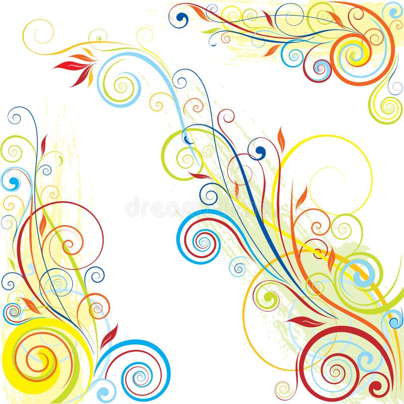 Swirl Plant Design Stock Illustrations – 85,642 Swirl Plant Design ...
