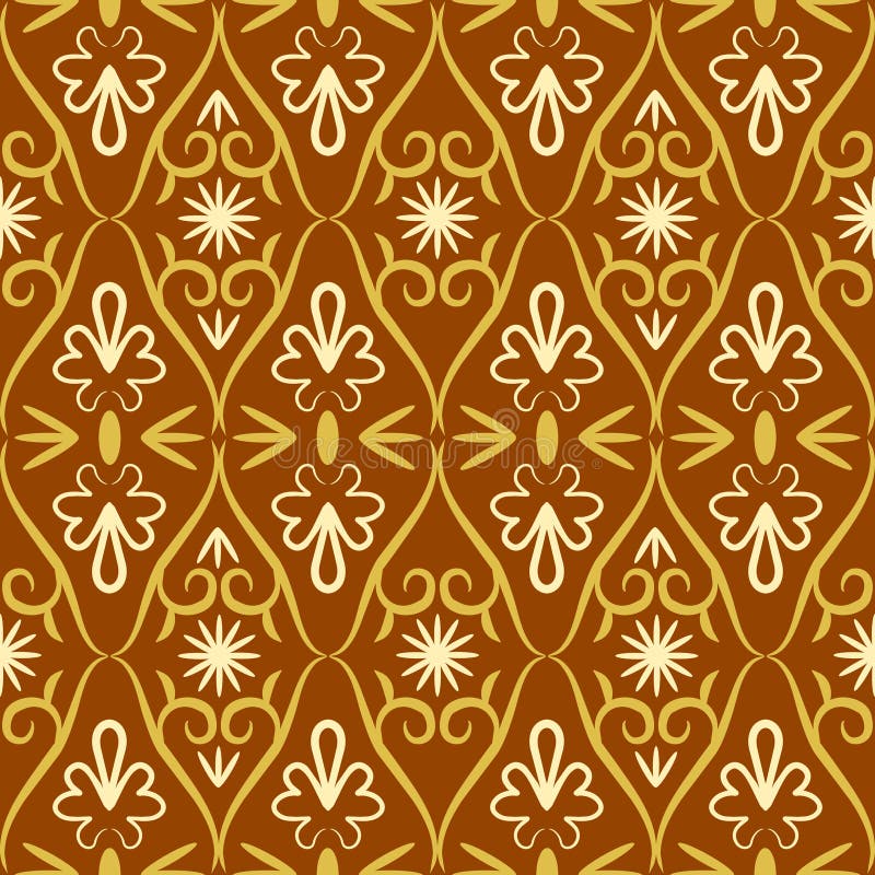 Swirl Color Retro Seamless Pattern Stock Vector - Illustration of gold ...