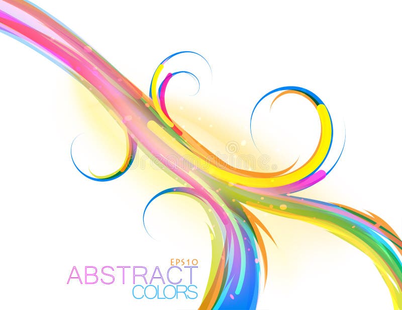 Swirl colors curve scene stock vector. Illustration of futuristic ...