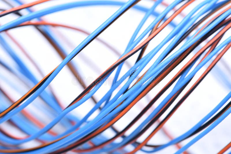 Swirl of Computer cable stock image. Image of networking - 88285749