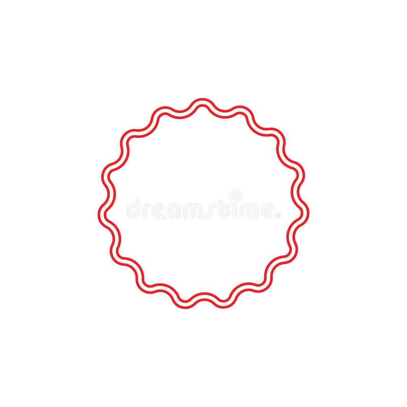 Swirl Curl Frame Simple Design Vector Stock Vector - Illustration of ...