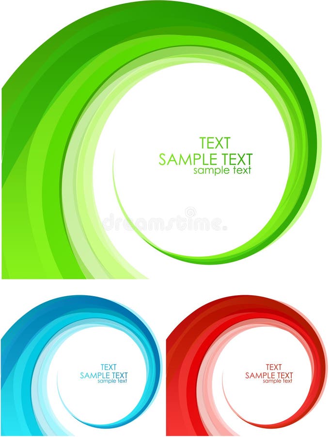 Swirl design stock vector. Illustration of natural, green - 10776342