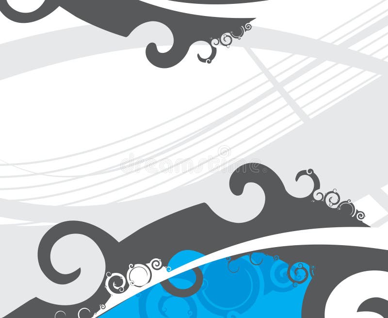 Swirl Design stock vector. Illustration of modern, baroque - 9872919