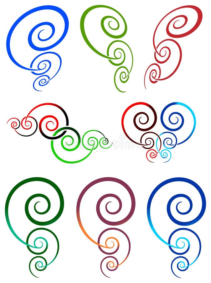 Swirl designs stock vector. Illustration of drawing, industries - 33131952