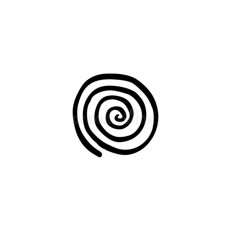 Swirl Doodle Icon, Vector Illustration Stock Illustration ...