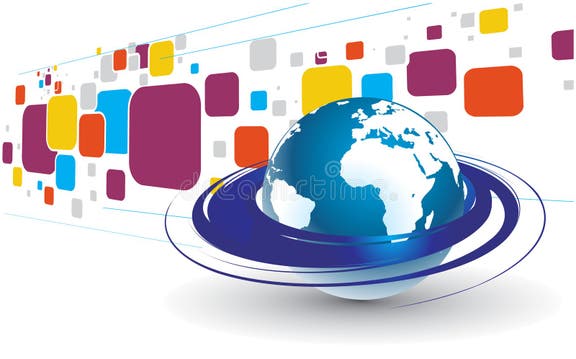 Swirl globe stock vector. Illustration of global, globe - 12461186