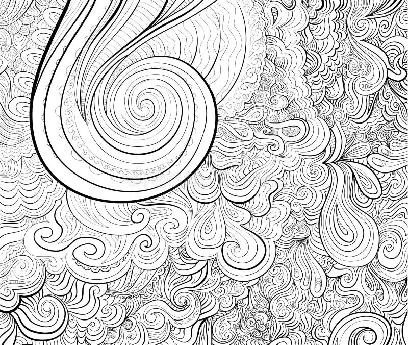 Swirl Graphic Illustration. Stock Vector - Illustration of vector ...