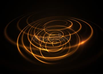 Swirl Light Effect. Vector Element. Stock Vector - Illustration of ...