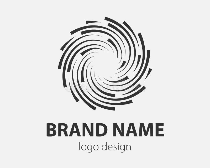 Swirl Logo Design Element. Vector Logotype Company Stock Vector ...