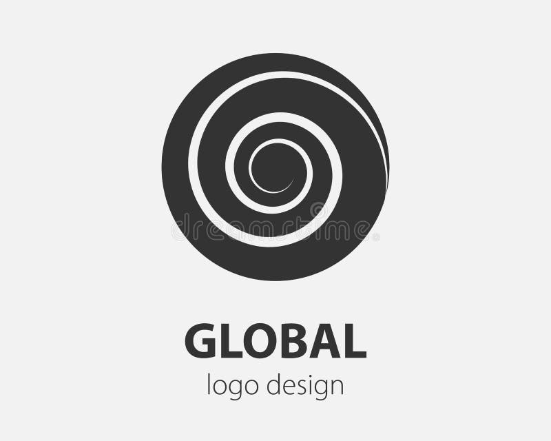 Swirl Logo Design Element. Vector Logotype Company Stock Vector ...