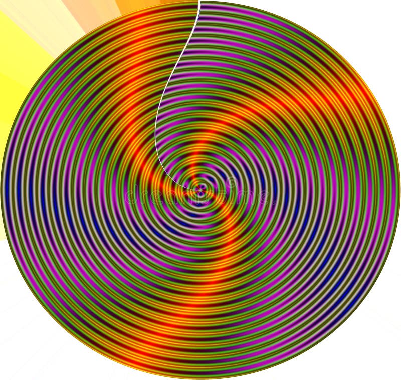 Swirl mandala stock illustration. Illustration of concept - 1630580