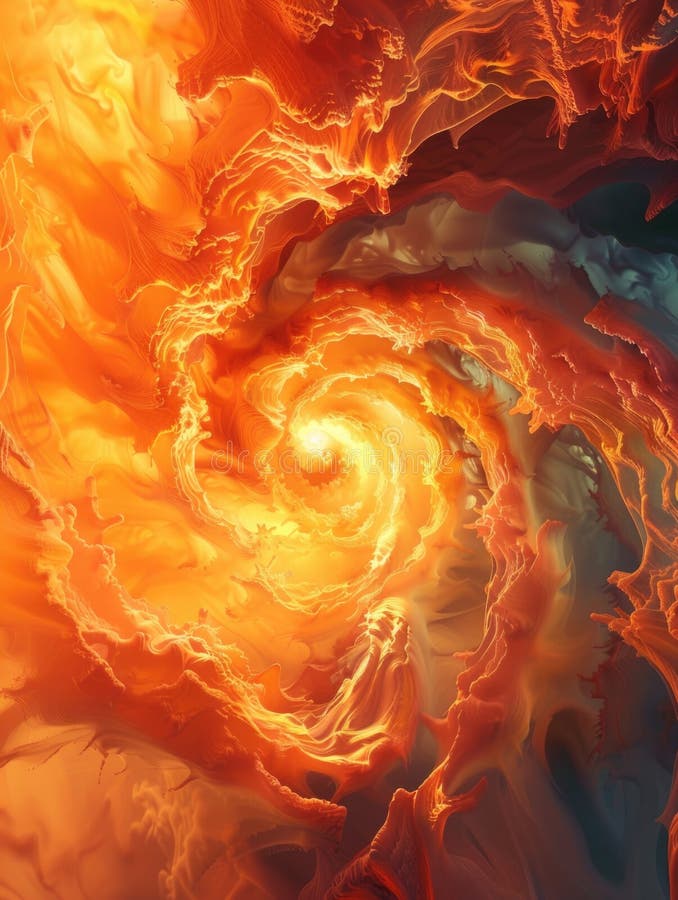 Swirl of orange and blue stock image. Image of colorful - 374782549