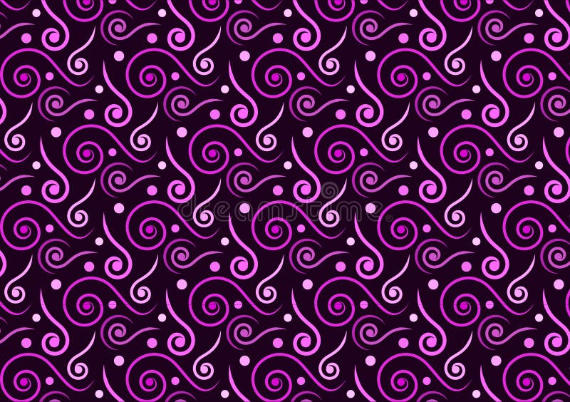 Swirl Pattern Background Wallpaper for Design Layout Stock Illustration ...