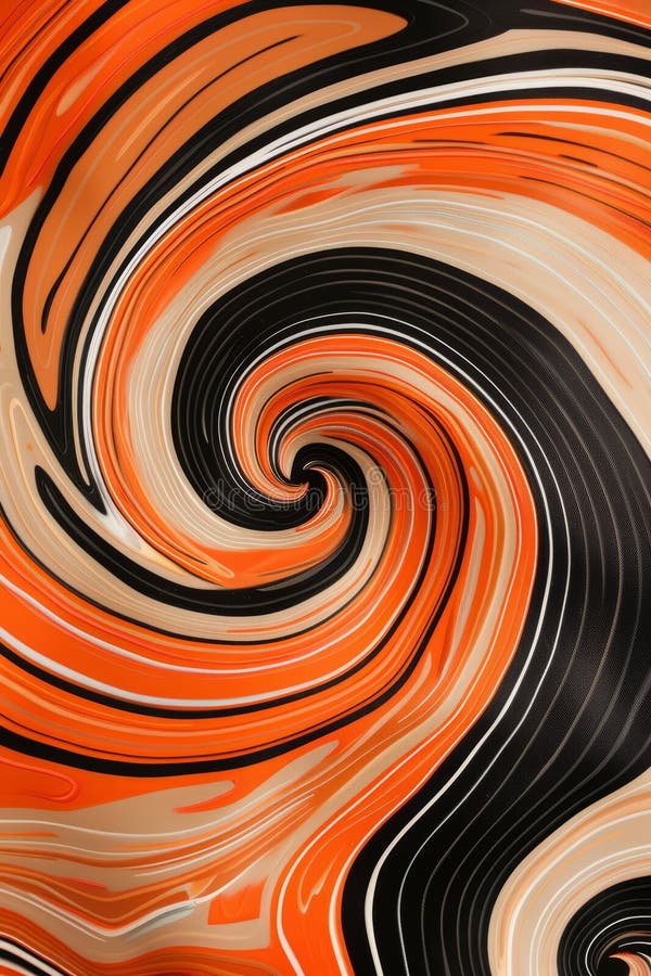 Swirl Pattern in Conceptual Abstract Design Stock Illustration ...