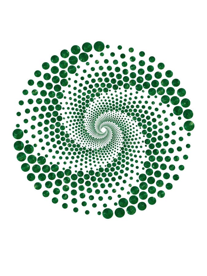 Swirl Pattern with Dotted Circular Background Stock Image - Image of ...